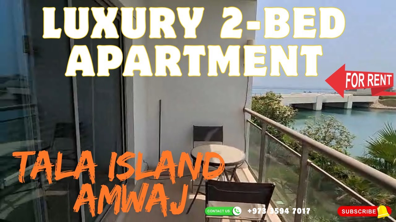 Luxury 2-Bed Apartment in Tala Island, Amwaj 🌊 | Stunning Sea View ...