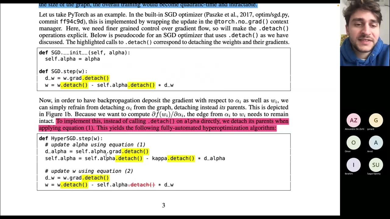 Paper Club with Peter - Gradient Descent: The Ultimate Optimizer - YouTube
