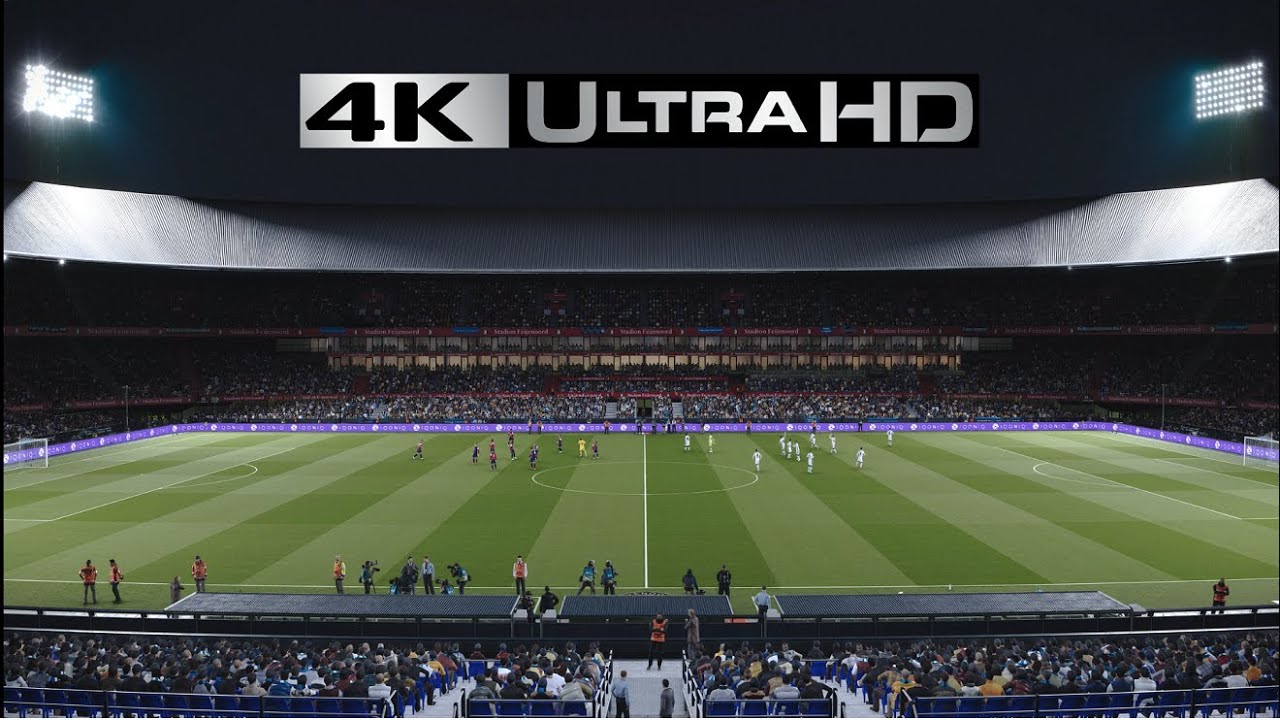[4K] eFootball PES 2021 VirtuaRED V4 | Ultra Realism Graphics And ...