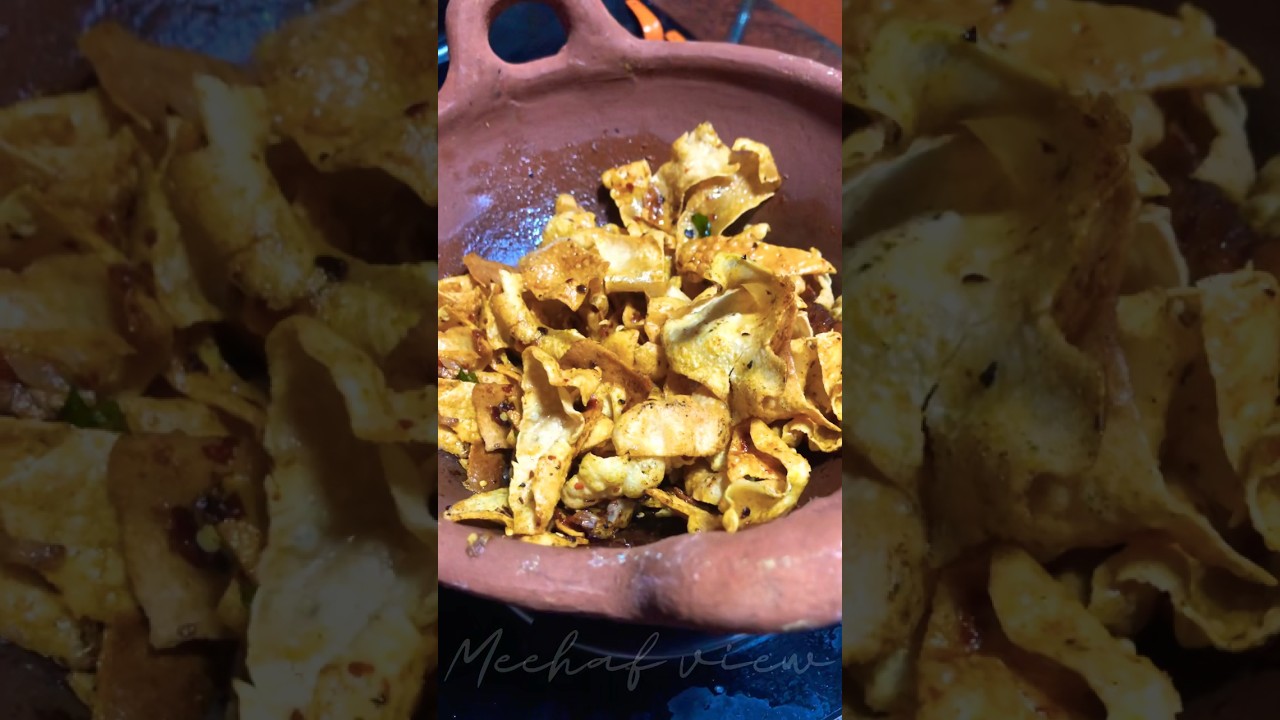 spicy fried pappad😋|How to spicy fried pappad #spicyfriedpappad# ...