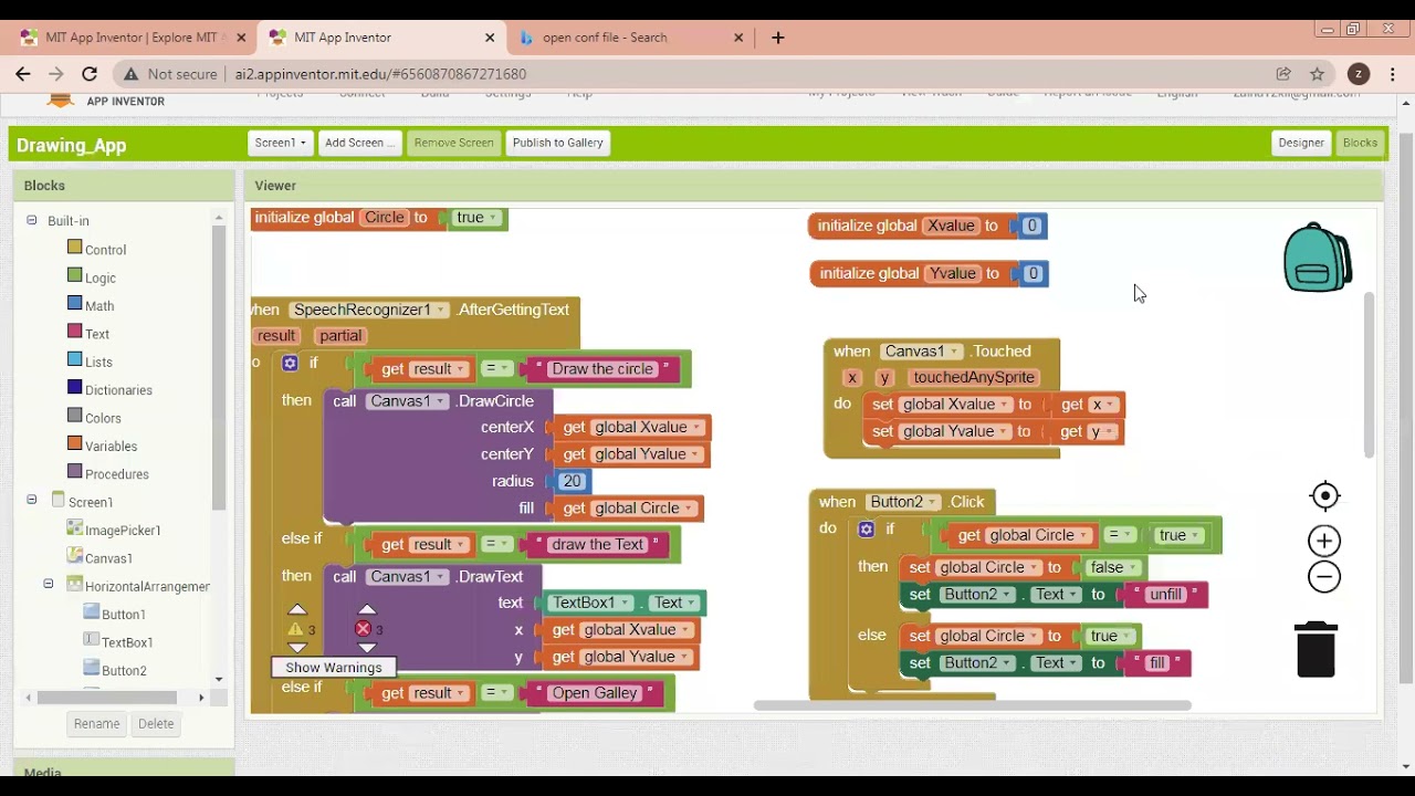 app inventor - YouTube