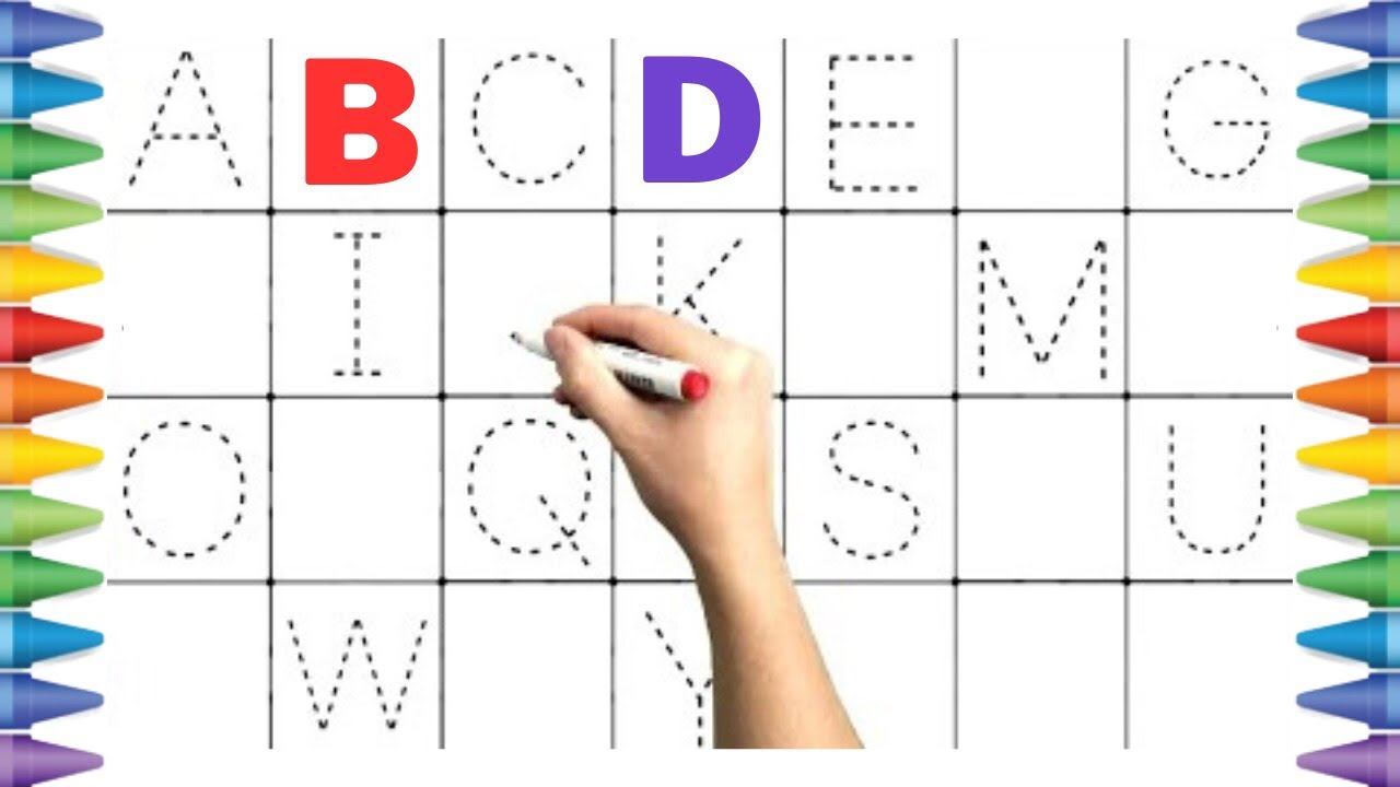 ABCD in English | Alphabet song | Read and Write The Alphabet | Learn ...