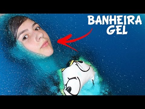 Enchi a Banheira de Gel Gelli Baff Olha No Que Deu (Gosma, Desafio, Super)