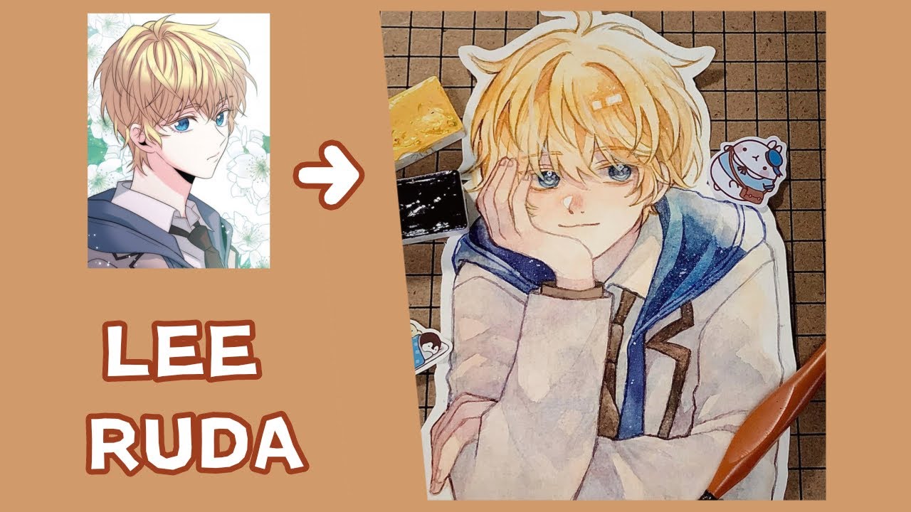 [Watercolor Speedpaint] Fanart Lee Ruda From Inso’s Law - YouTube