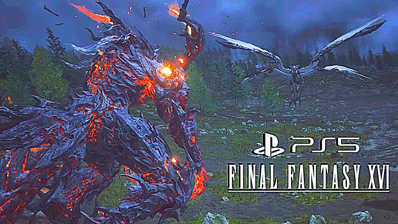 IFRIT vs GARUDA Fight Scene - FFXVI - YouTube