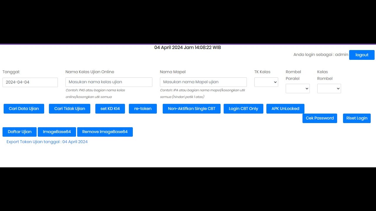 Single Login CBT - CBT Only dengan E-Learning CBT - YouTube