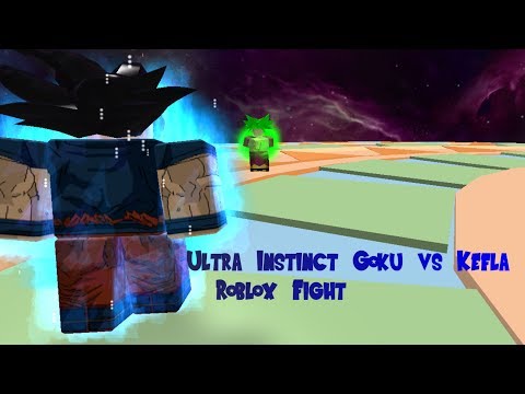 Ultra Instinct Goku vs Kefla RBLX Fight