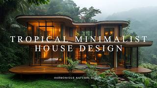 Astonishing Tropical House Design With Minimalist