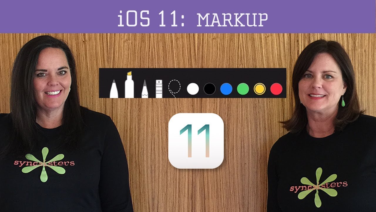 iOS 11 - Markup - YouTube
