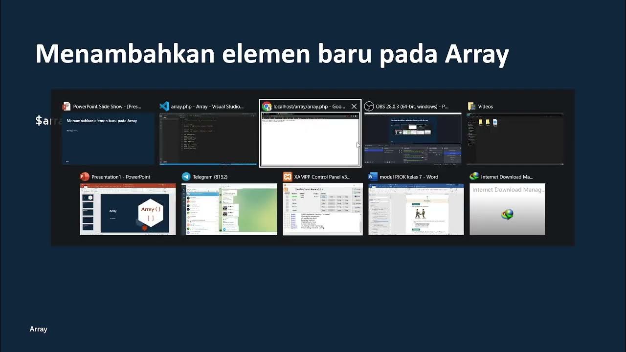 Array pada PHP - YouTube