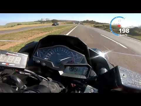 Kawasaki Ninja 300 achieved 211 km/hr top speed. #youtubeshorts # ...