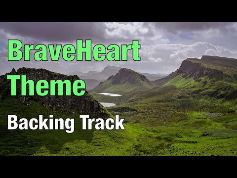 Braveheart Theme - Backing Track and tabs (D)  | #backingtrack #playalong  #tinwhistle #braveheart