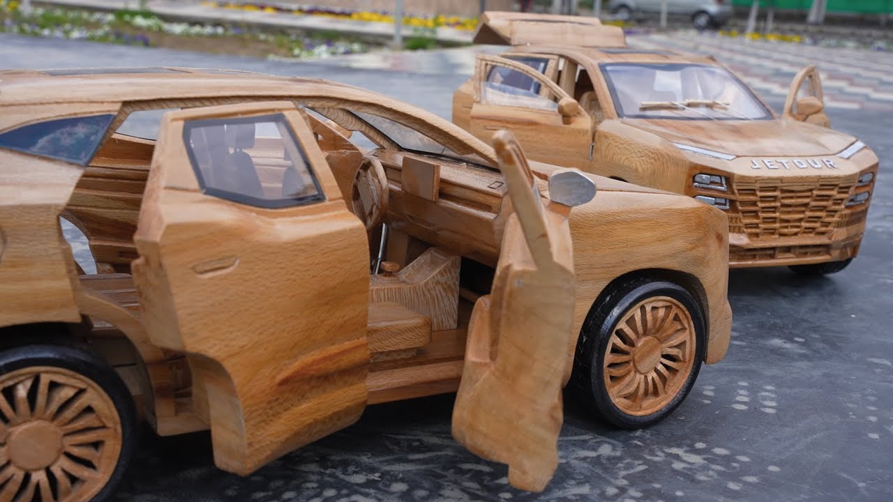 DIY Project - Jetour Dashing out of wood - Wooden SUV 2 in 1 - YouTube