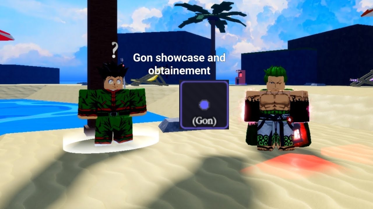 gon showcase and obtainement (verse piece) - YouTube