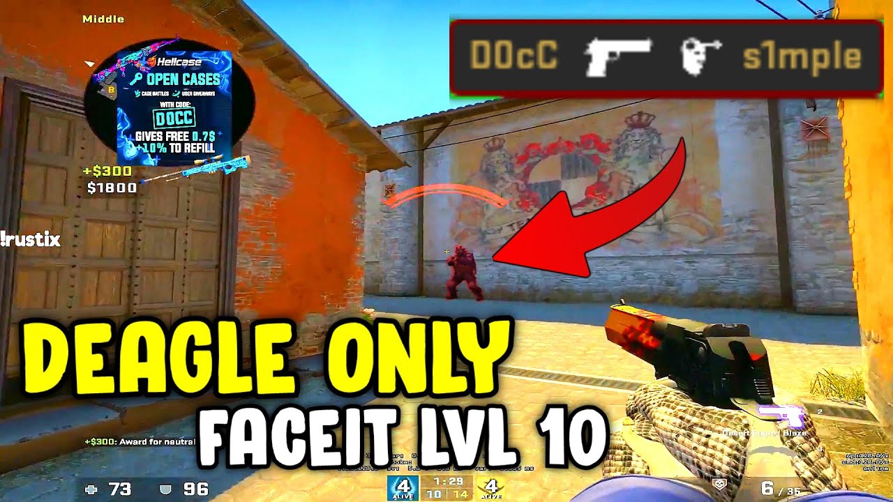 I STARTED PLAYING DEAGLE ONLY - YouTube