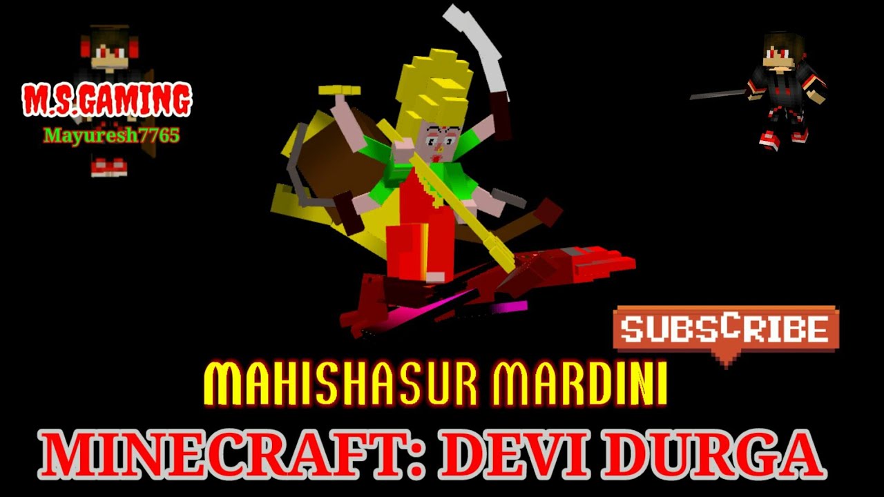Minecraft devi #durga #mahishasurmardini - YouTube