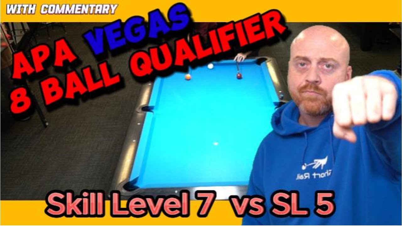 APA Las VEGAS Qualifier Tournament! 8 Ball - SL7 vs SL5 - YouTube