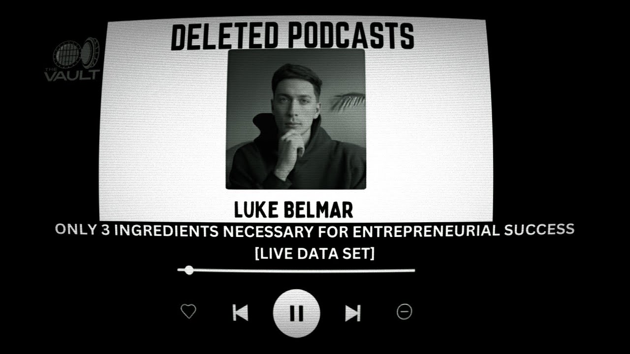 LUKE BELMAR 2023 | DELETED DATA SETs VOL 1 | Live Stream/ Podcast - YouTube