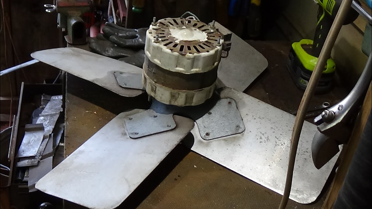 Scrapping a Shop fan with Copper Motor - YouTube