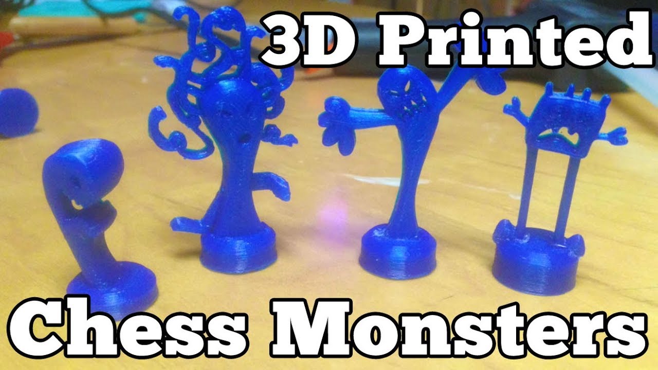 3D Printed Monster Chess Set, Pt 1 | BMT #94 - YouTube