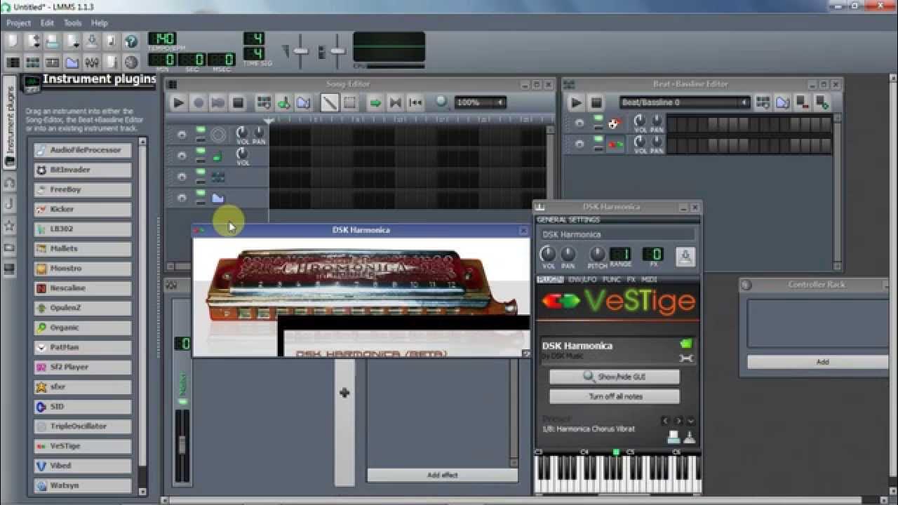 how to add vst plugin in lmms - YouTube