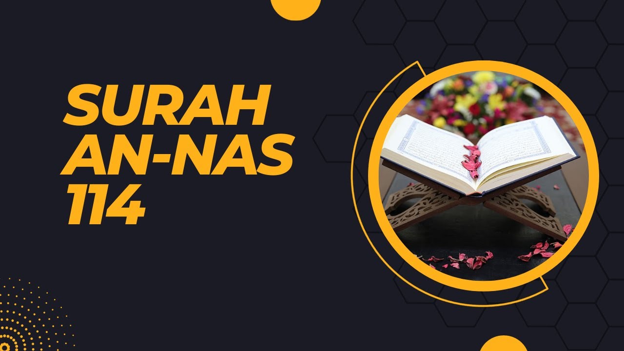 Surah An-Nas | Full With Arabic Text (HD) | 114-سورۃالناس surah naas ...
