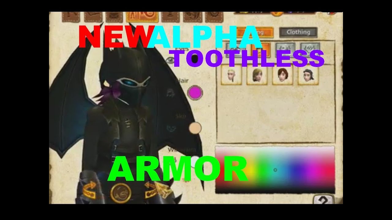 New ALPHA TOOTHLESS Armor ! | School of Dragons : News - YouTube
