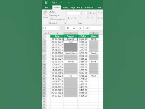 Fill Empty Cells in Excel smartly😎 | Excel tricks #shorts #excel - YouTube