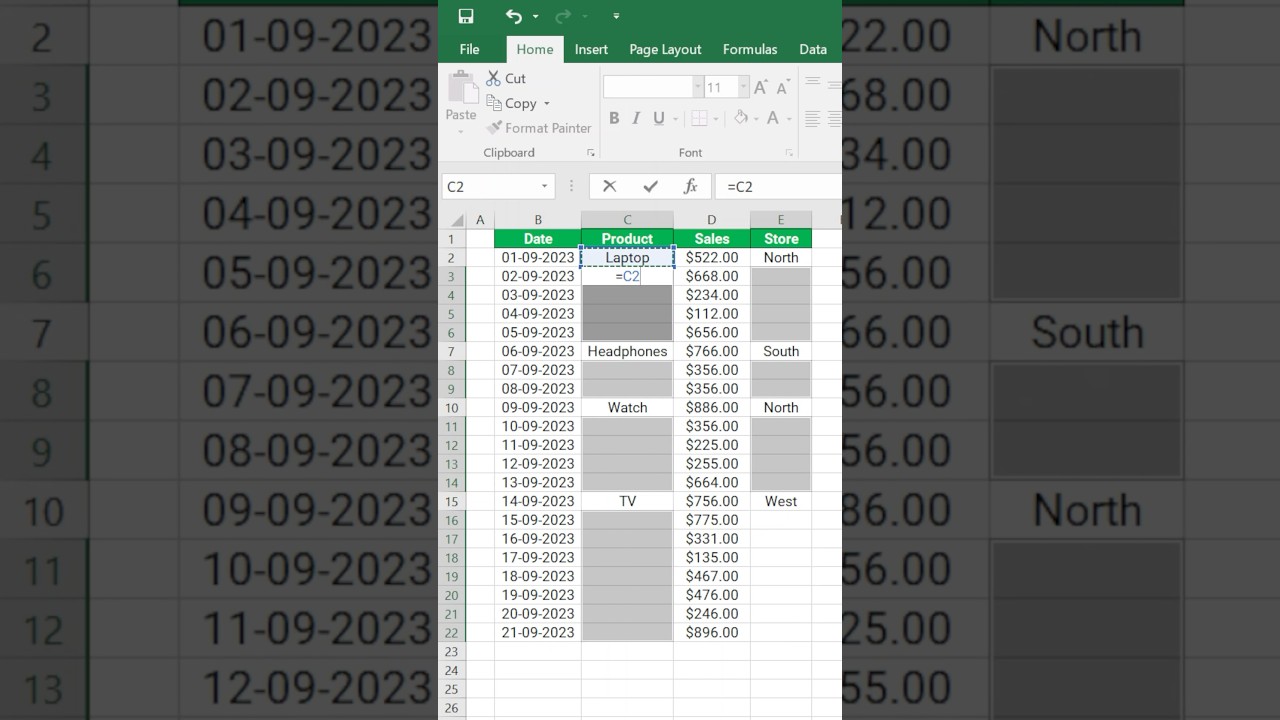 Fill Empty Cells In Excel Smartly Excel Tricks shorts excel YouTube Fill Empty Cells In Excel Smartly Excel Tricks shorts excel YouTube