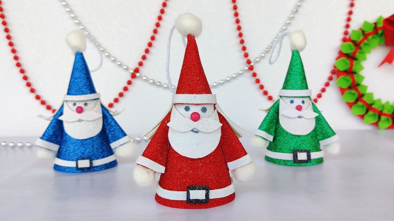 Diy Santa Claus Perfect Christmas Decoration | Christmas Crafts Ideas ...