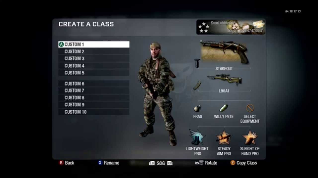 BO1 Proof | Recovery, Unlock All, Overkill & Godmode/Invisble Classes ...