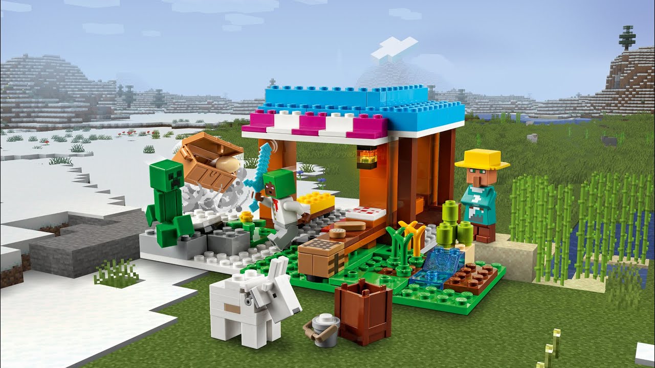 LEGO Minecraft™ The Bakery - 21184 | 360° - YouTube