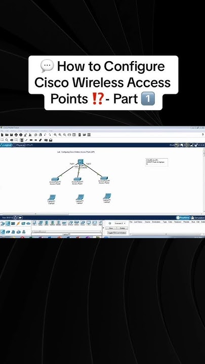 Cisco Wireless Access Points Configuration - Easy Setup Guide 1️⃣ #CCNA #Cisco #cisconetworking ...
