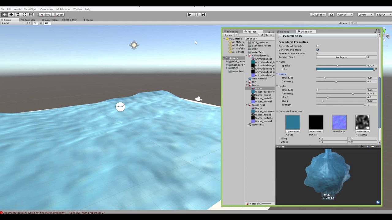 Substance Designer Water - pt.8 Highlights - YouTube