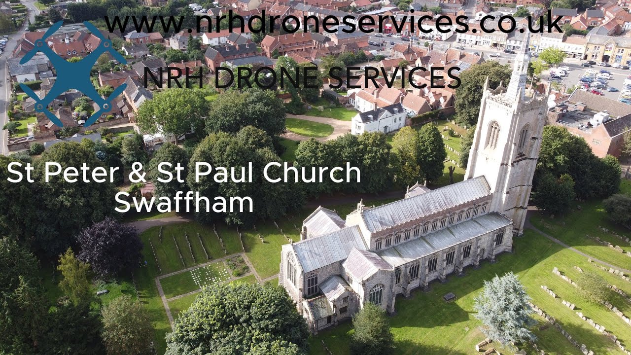 Swaffham Church fly around - YouTube