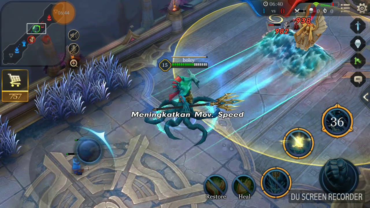 Cresht Vs wonder woman Arena of Valor (AOV) kocak abis - YouTube