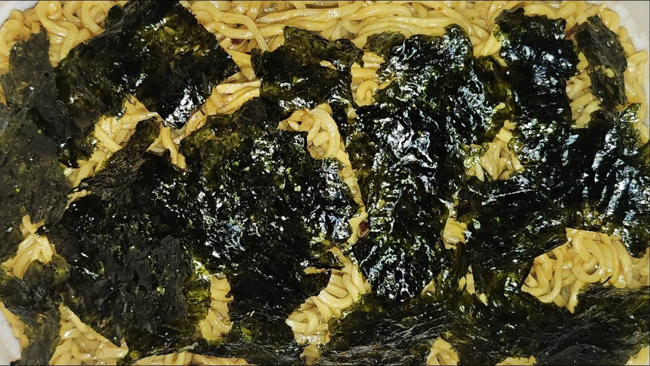 SEAWEED + PANCIT + CANTON + FUSION + MUKBANG + ASMR - YouTube