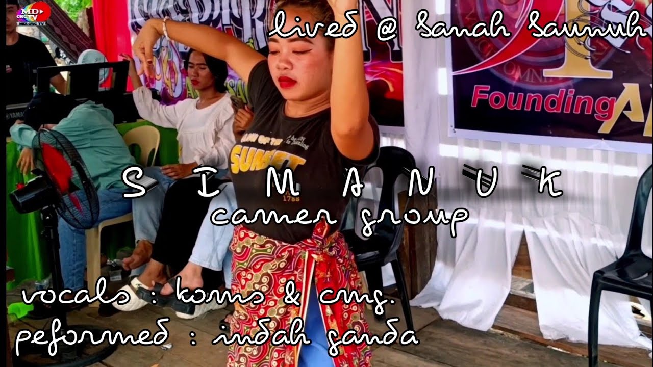 SIMANUK | performed by ganda vocal dem & thong Lived @ banah CMG ...