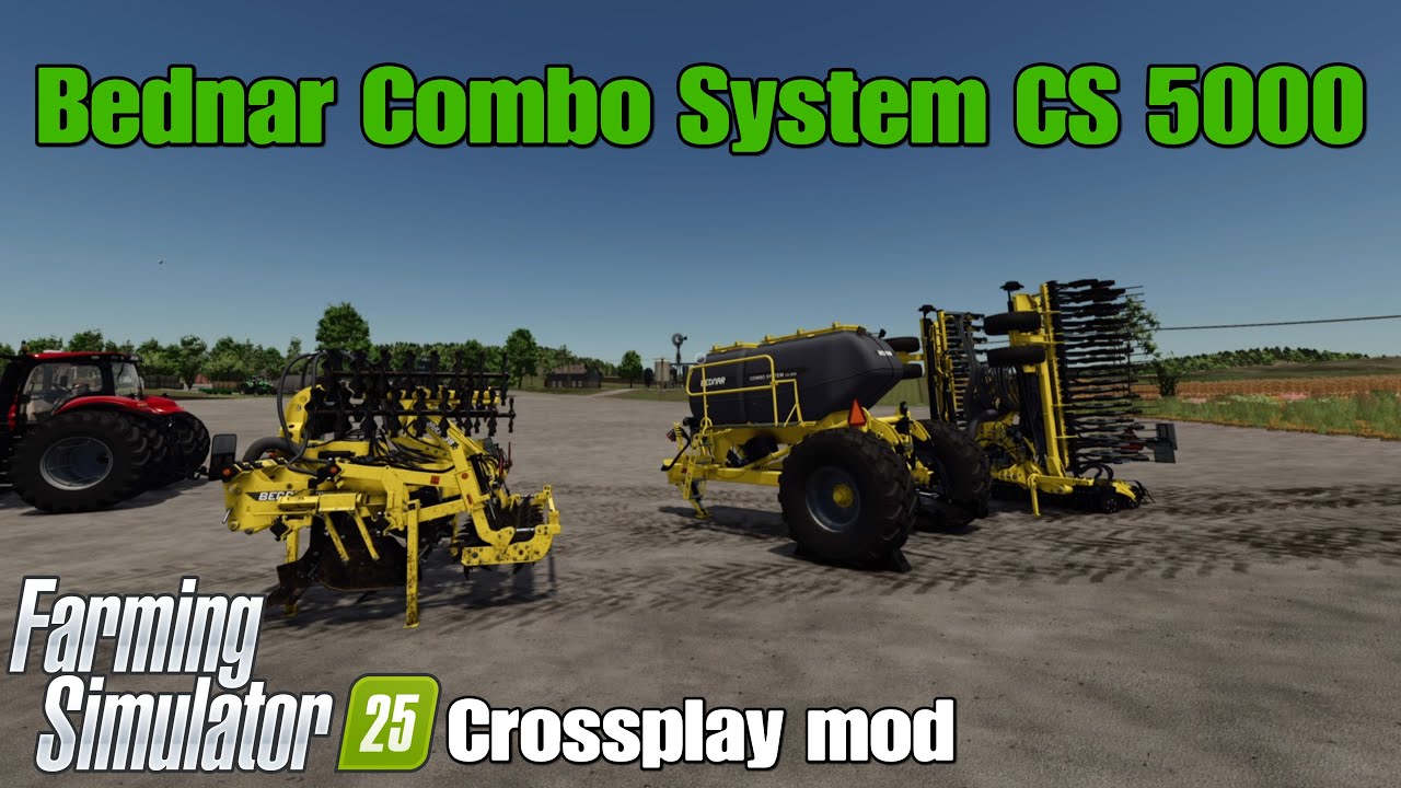BEDNAR COMBO SYSTEM CS 5000 / FS25 Crossplay mod - YouTube