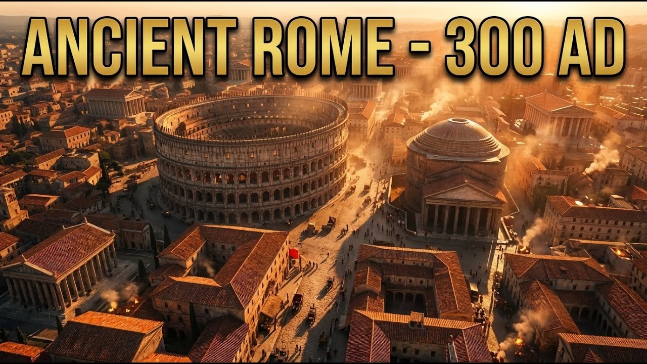 A Walk Through Ancient Rome — 300 AD | AI Reconstruction - YouTube