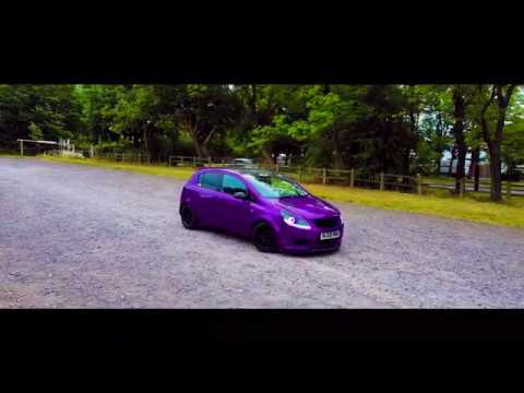 Vauxhall Corsa D 2008 Purple Madness Project [Drone Film] - YouTube