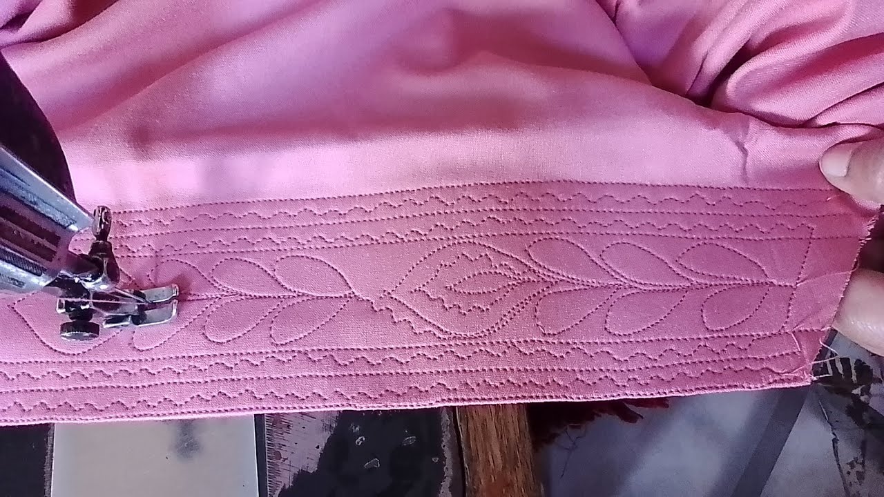 latest designer mohari/ pocha design and mohari stitching - YouTube