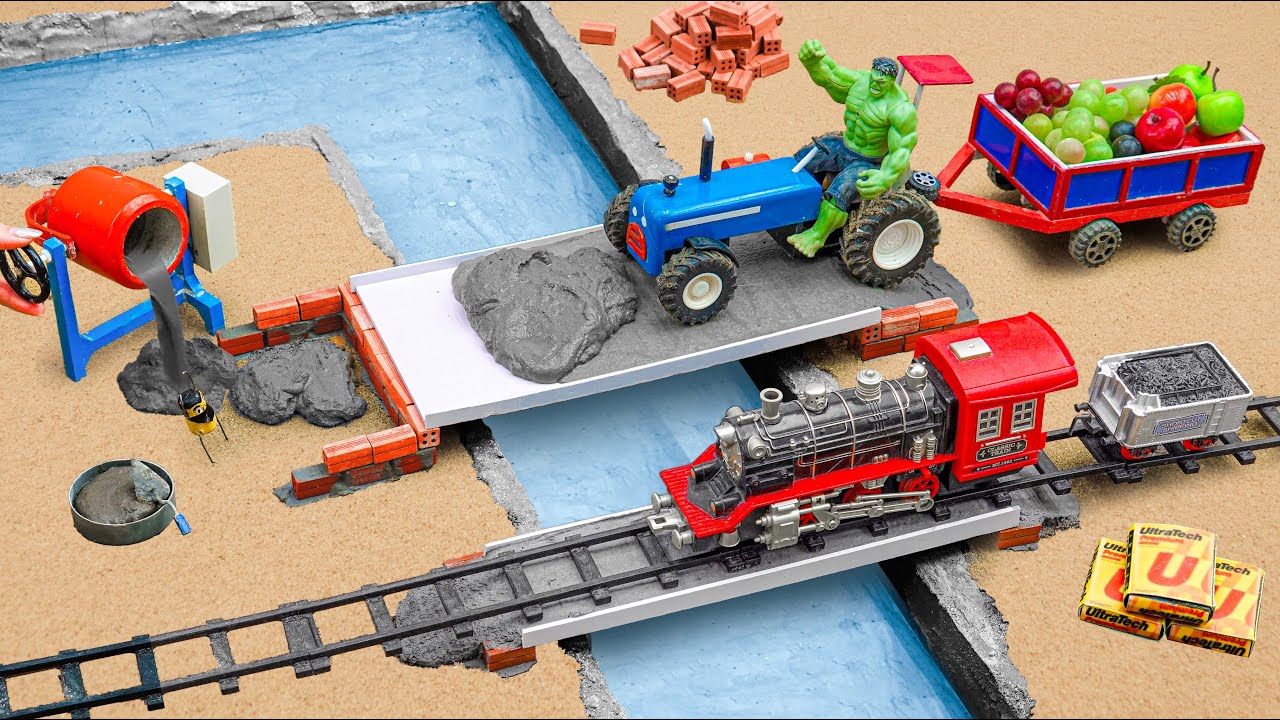 DIY Science Project Concrete Bridge | Construction Vehicles, Road ...