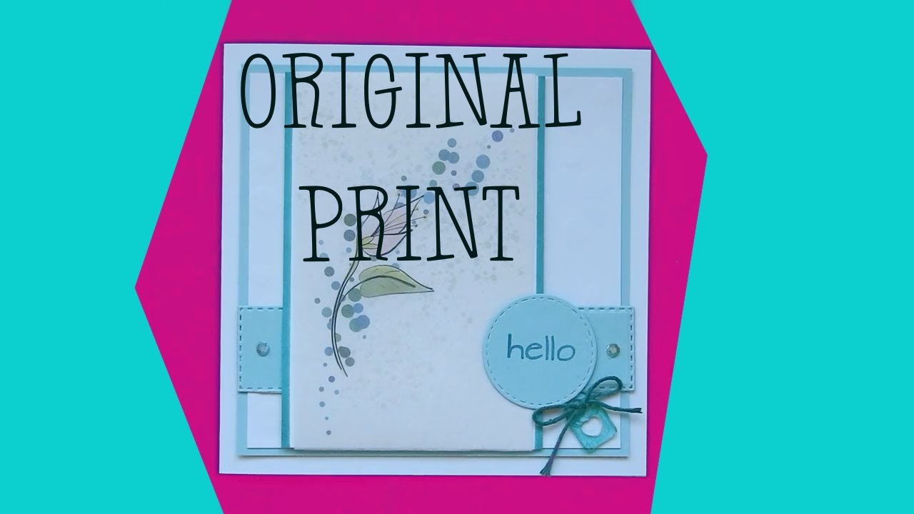 Say 'Hello' Card (Including printable) - YouTube