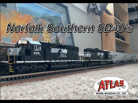 NEW! Atlas O Norfolk Southern SD40's!