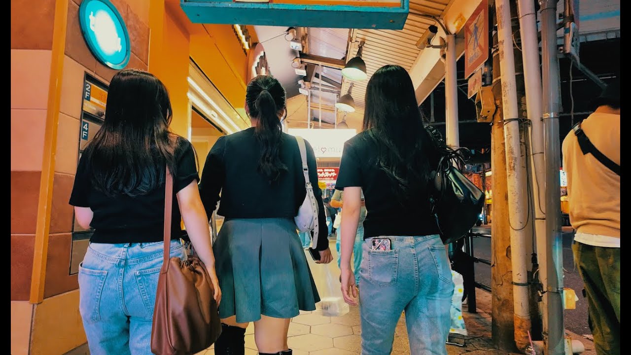 Peaceful Walk Through Osaka's Korean Town: Tsuruhashi's Vibrant Night ...