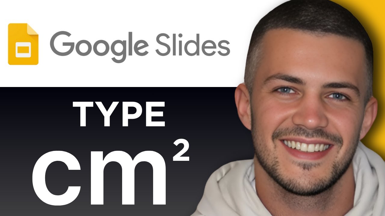 How To Type CM Squared In Google Slides (Step By Step) - YouTube