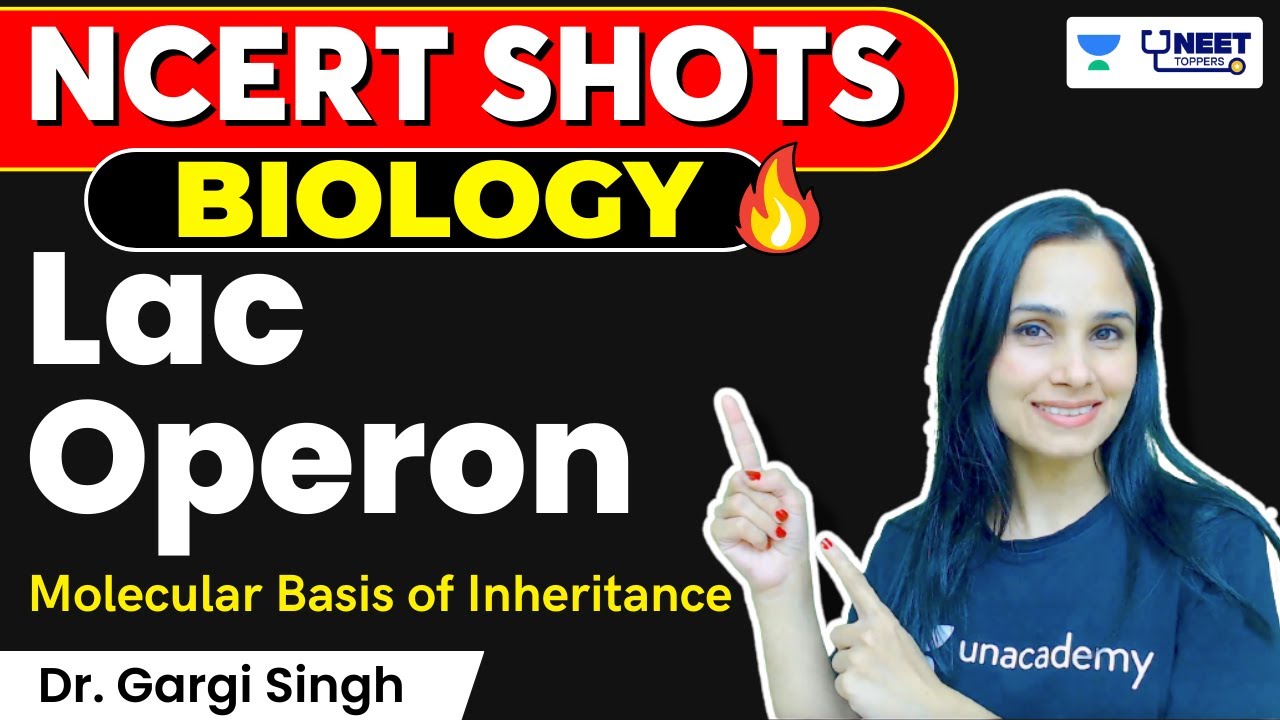 NCERT Shots Biology | Lac Operon- Molecular Basis of Inheritance | NEET ...