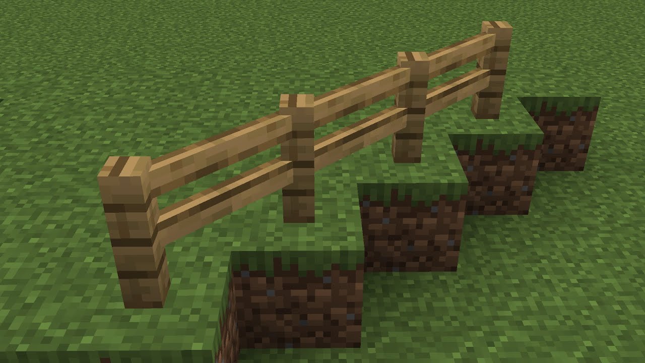 The Minecraft fence we want - YouTube
