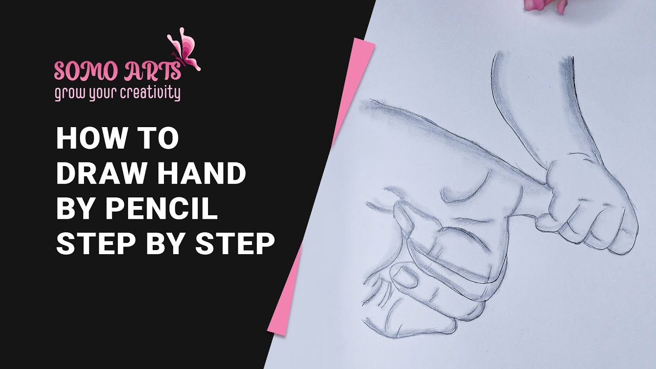 How To Draw Father's Day parent's Hand with kids Easily - Easy way ...